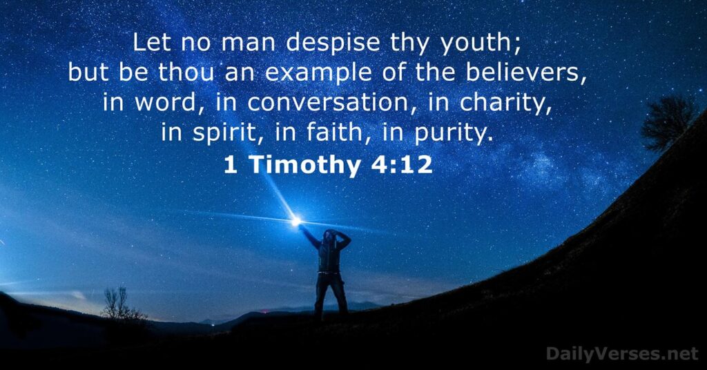 Be An Example Bible Verse Kjv - Bible Paradise