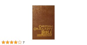 Christian Community Bible Catholic Pastoral Edition - Bible Paradise