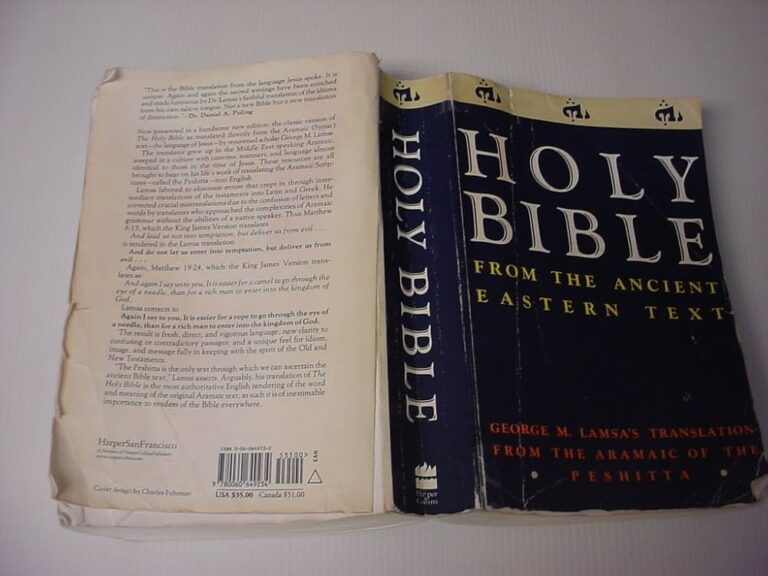 Holy Bible From The Ancient Eastern Text - Bible Paradise