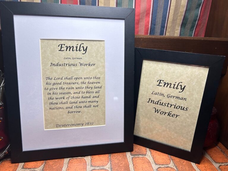 Meaning Of Emily In The Bible - Bible Paradise