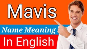 Meaning Of Mavis In The Bible - Bible Paradise