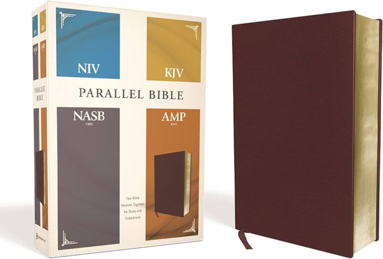 Niv Kjv Nasb Amplified Parallel Bible - Bible Paradise