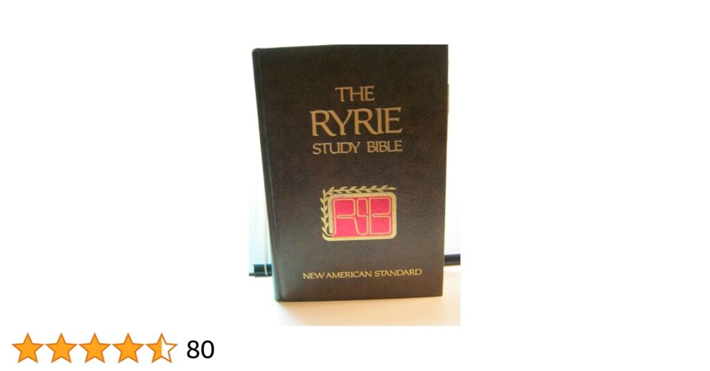 Ryrie Study Bible New American Standard - Bible Paradise
