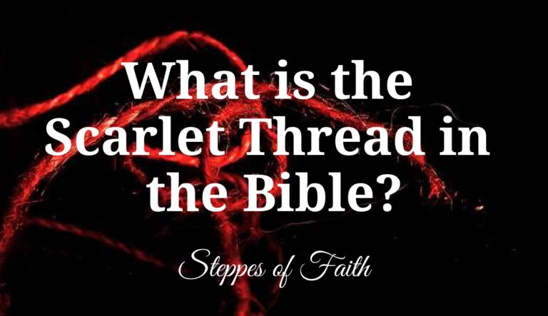 The Scarlet Cord In The Bible - Bible Paradise