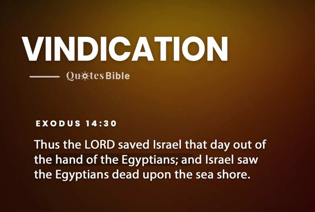 What Does Vindication Mean In The Bible - Bible Paradise